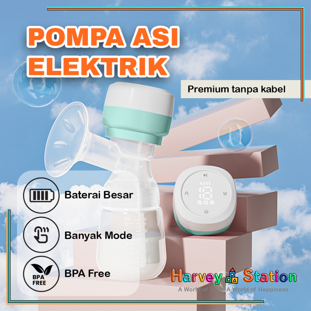 Jual POMPA ASI ELEKTRIK Tanpa Kabel BREAST PUMP ELECTRIC Otomatis ...