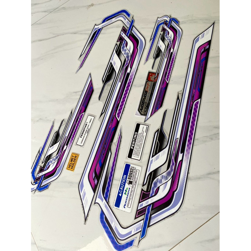 Jual sticker keren Striping sticker GL100 V2 Custom UV TRANSPARAN ...