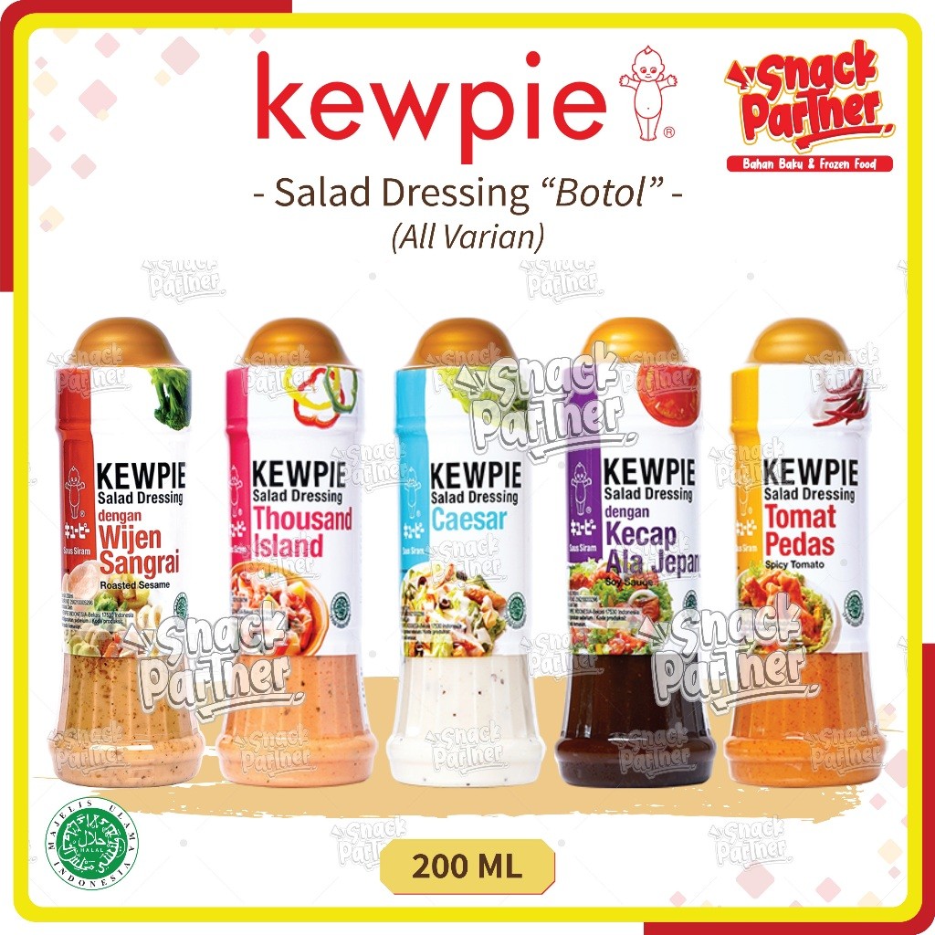 Jual KEWPIE Salad Dressing 200 ML Botol - Saos Saus Mayonnaise ...