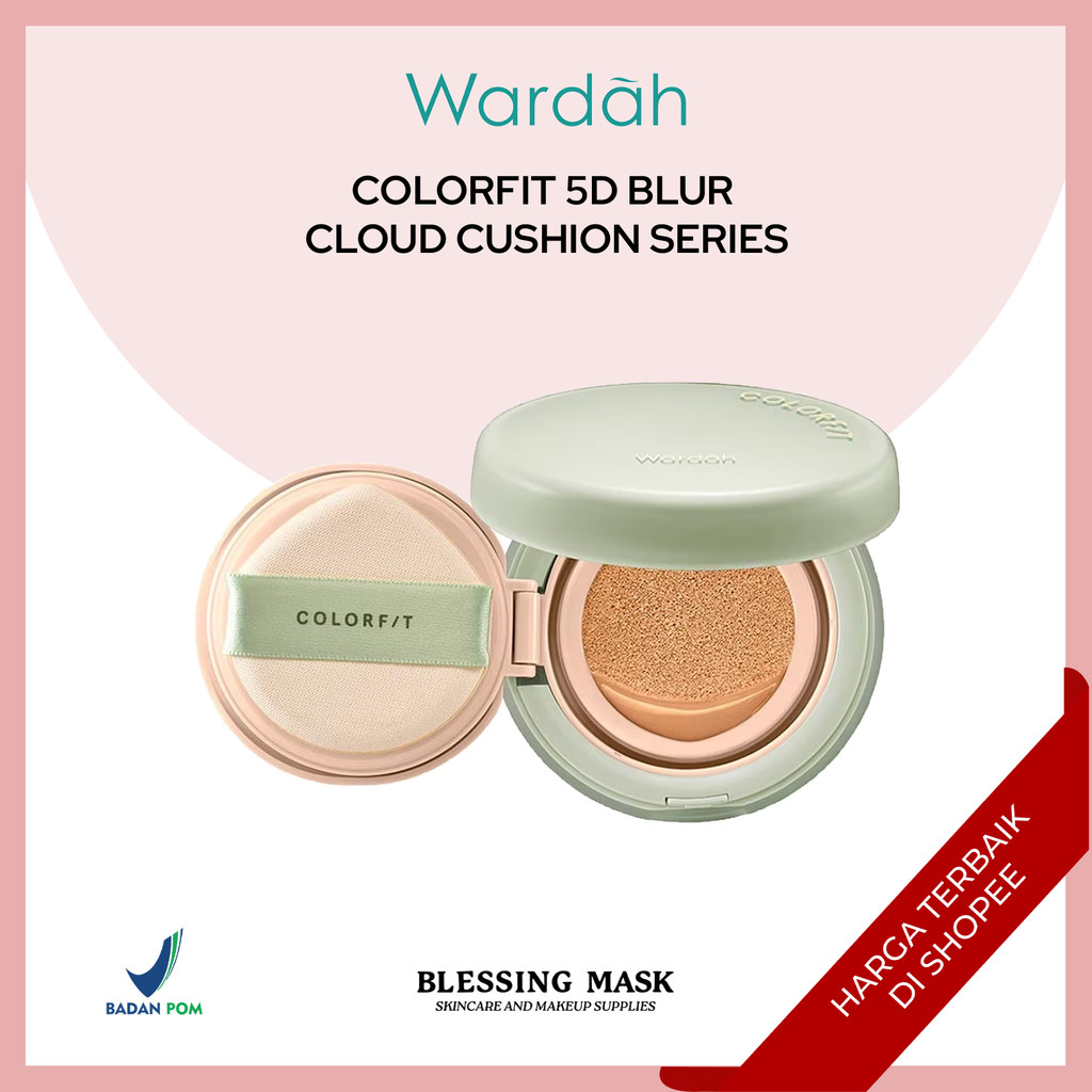 Jual Wardah Colorfit 5D Blur Cloud Cushion Series | Shopee Indonesia