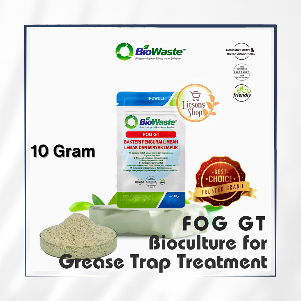 Jual Biowaste Bakteri Pengurai Lemak Minyak Fat Oil & Grease Trap ...