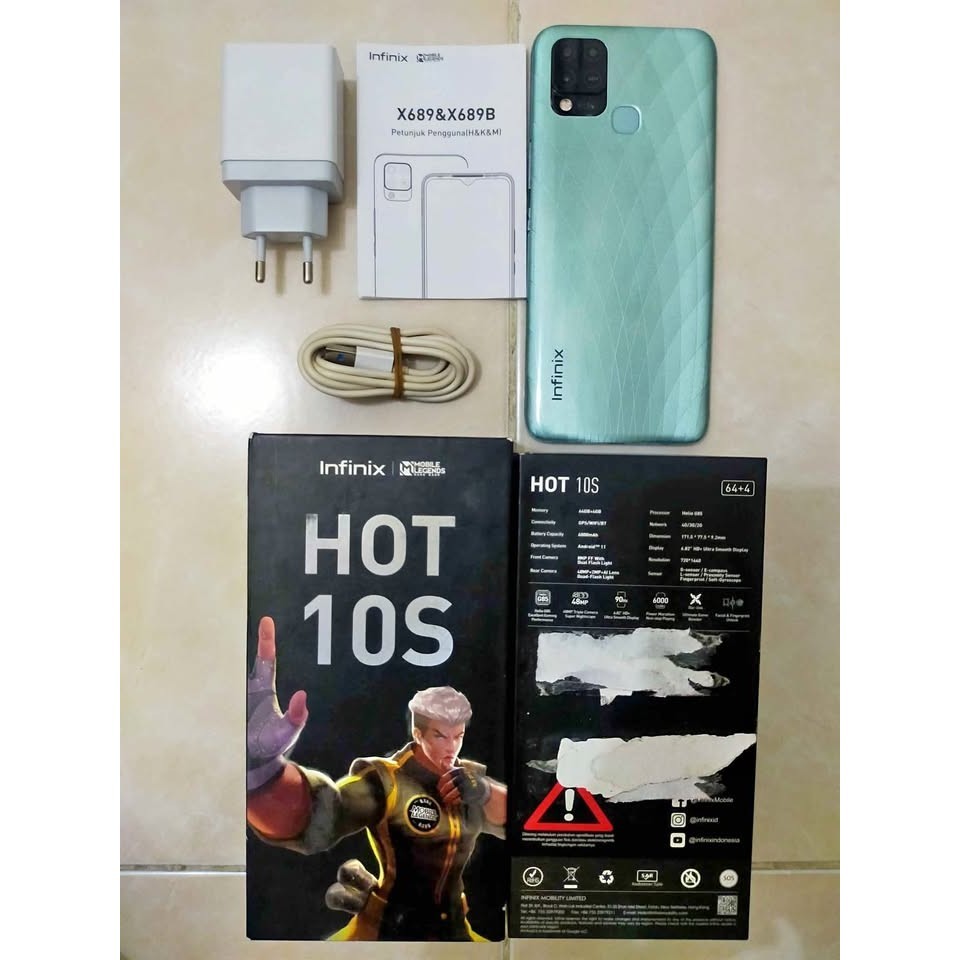 Jual Infinix Hot 10s Ram 6 Rom 128GB (SECOND) | Shopee Indonesia
