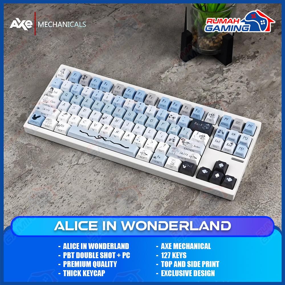 Jual AXE MECHANICALS - Alice in Wonderland - Side Print - See Through ...