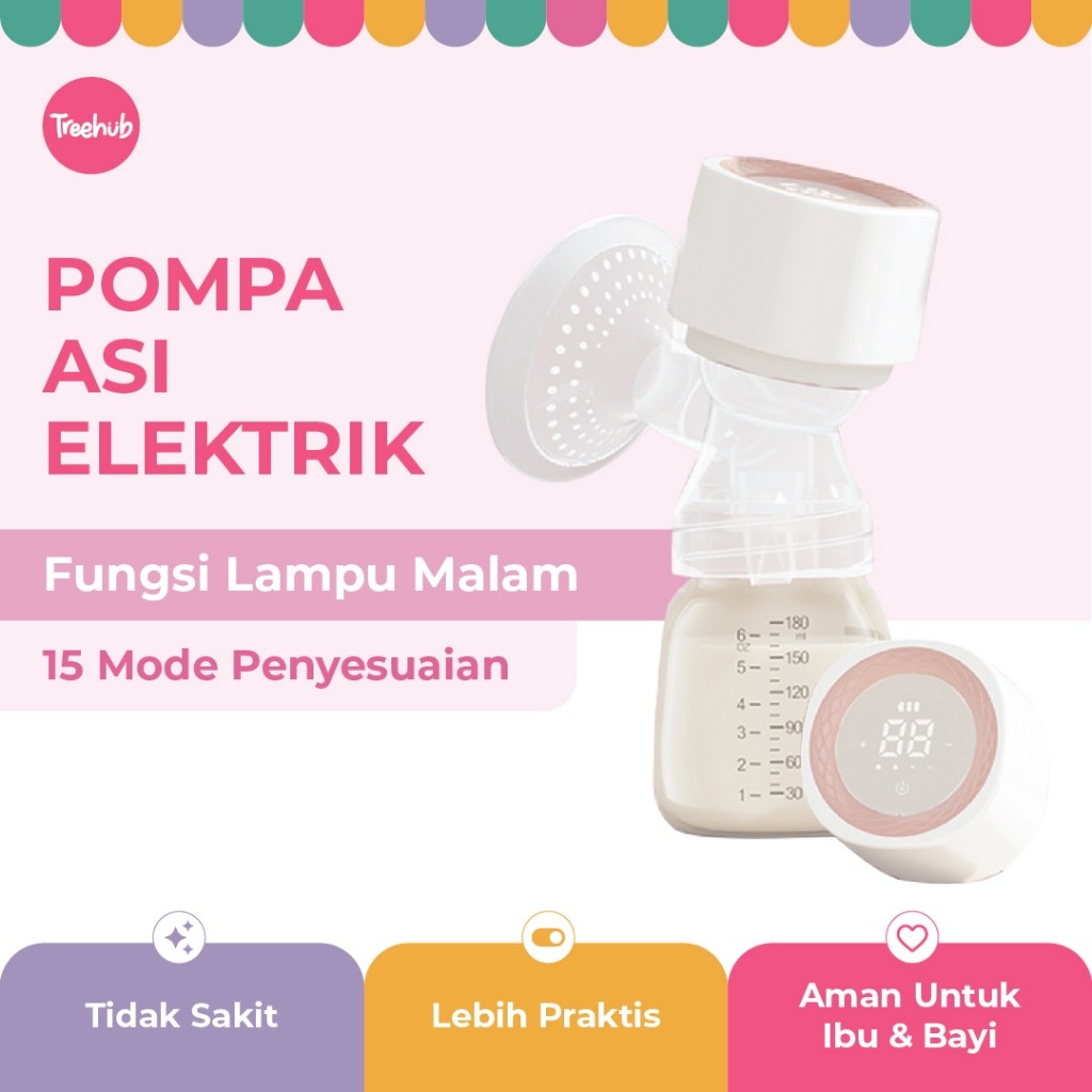 Jual Treehub Pompa ASI Electric Electric Breast Pump 4 Modes 15 Gears ...