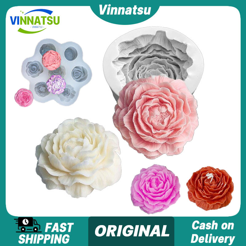Jual Vinnatsu Melati Cetakan Puding 3d Silikon Bunga Cetakan Penyebar ...