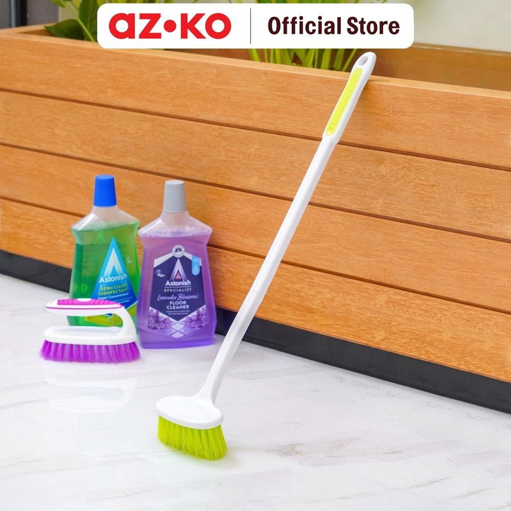 Jual AZKO Sikat Lantai Bergagang - Hijau Putih Perabotan Rumah Sikat ...