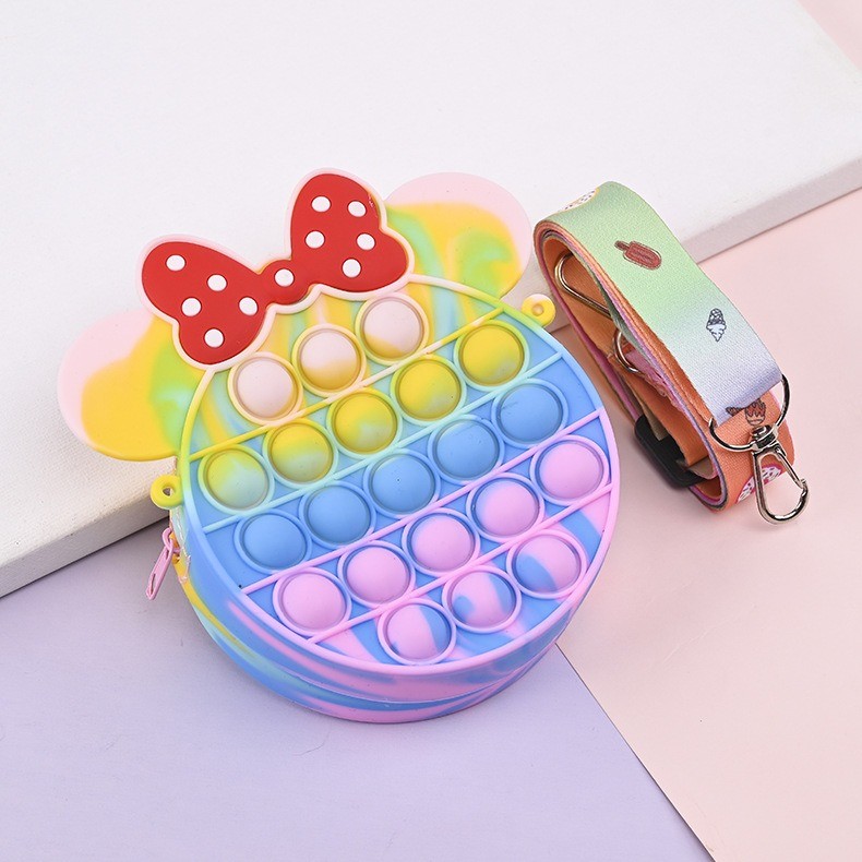 Jual Dompet Koin Silikon Anak-anak Tekan Gelembung Gelembung Tas ...