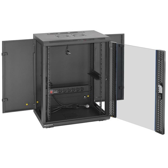 Jual Indorack Rak Server WIR / WIP 45015S-15U Wallmount Rack SingleDoor ...
