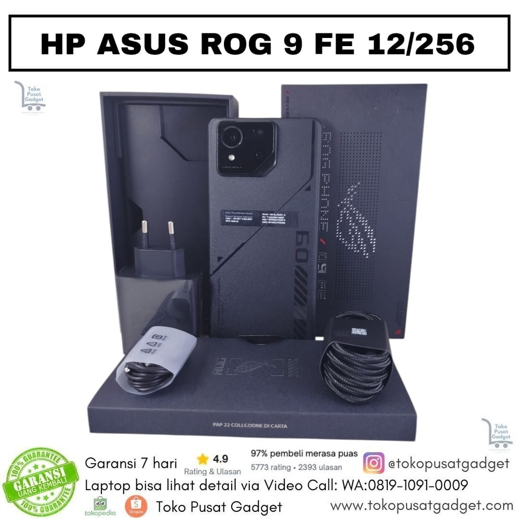 Jual ASUS ROG 9 FE 12/256 GB 12GB 256GB RAM 12 256 Garansi | Shopee ...