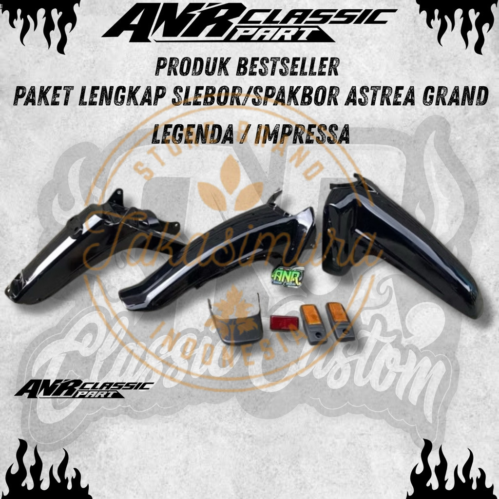 Jual AJM - Spakbor depan belakang astrea grand slebor depan astrea ...
