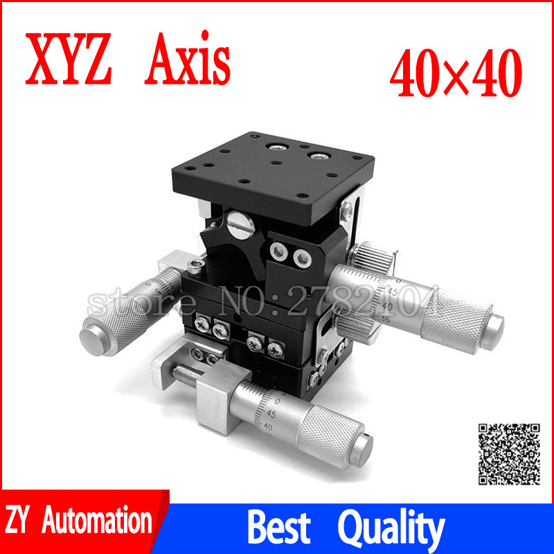 Jual XYZ Axis 40*40 Trimming Station Manual Displacement Platform ...