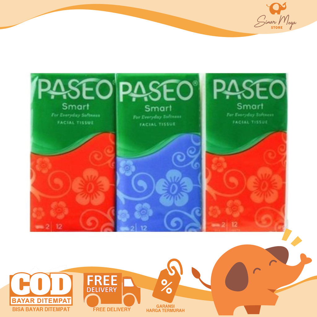 Jual PASEO Smart Tissue Hanky Pocket PER PAK ISI 6 / Facial Tissue ...