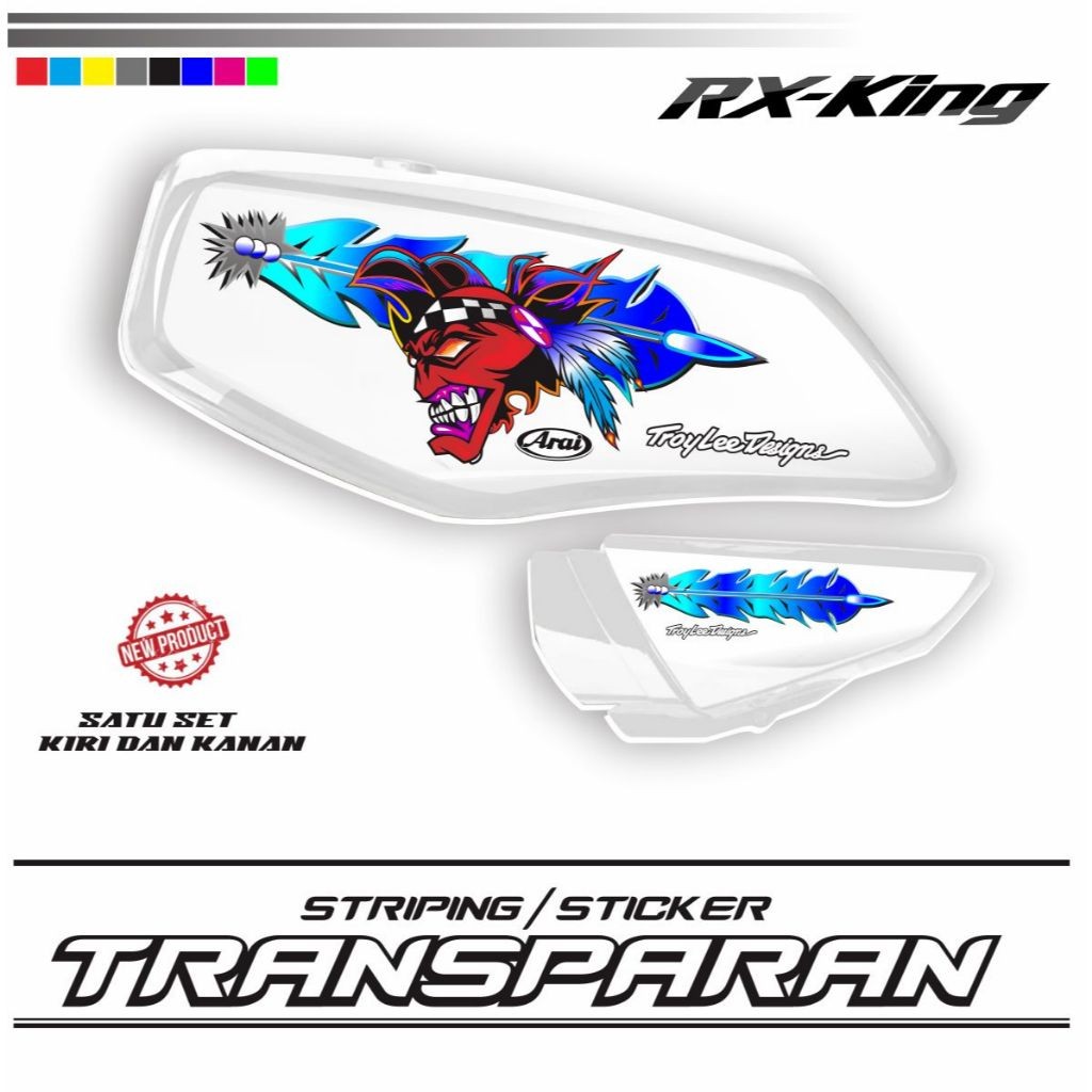 Jual STIKER KEREN STIKER TRANSPARAN ALL RX KINF / STIKER BENING ...