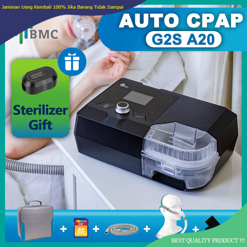 Jual BMC G2S C20/A20 Auto CPAP Machine Automatic CPAP Ventilator Anti Snoring CPAP Machine with ...