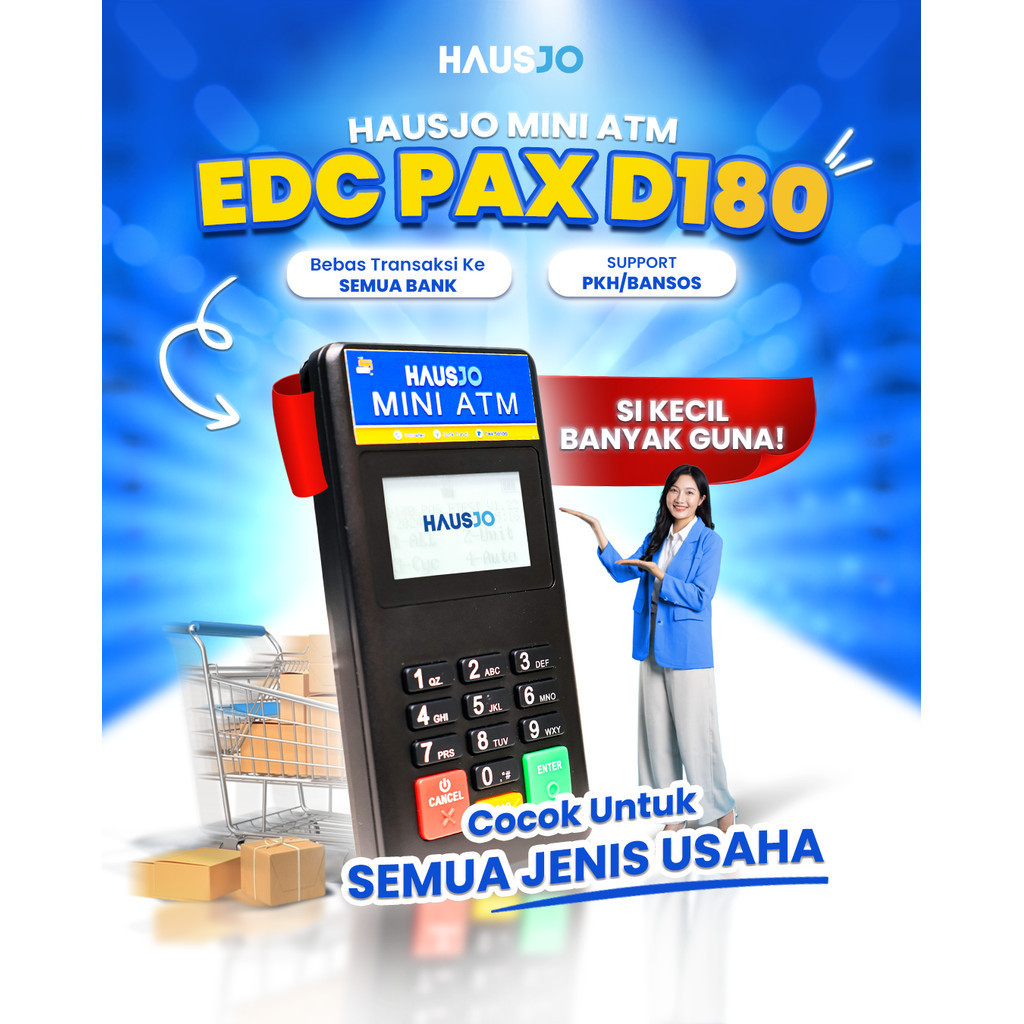 Jual Mini ATM HausJo: Mesin EDC Mpos yang Bikin Cuan Gampang! | Shopee ...