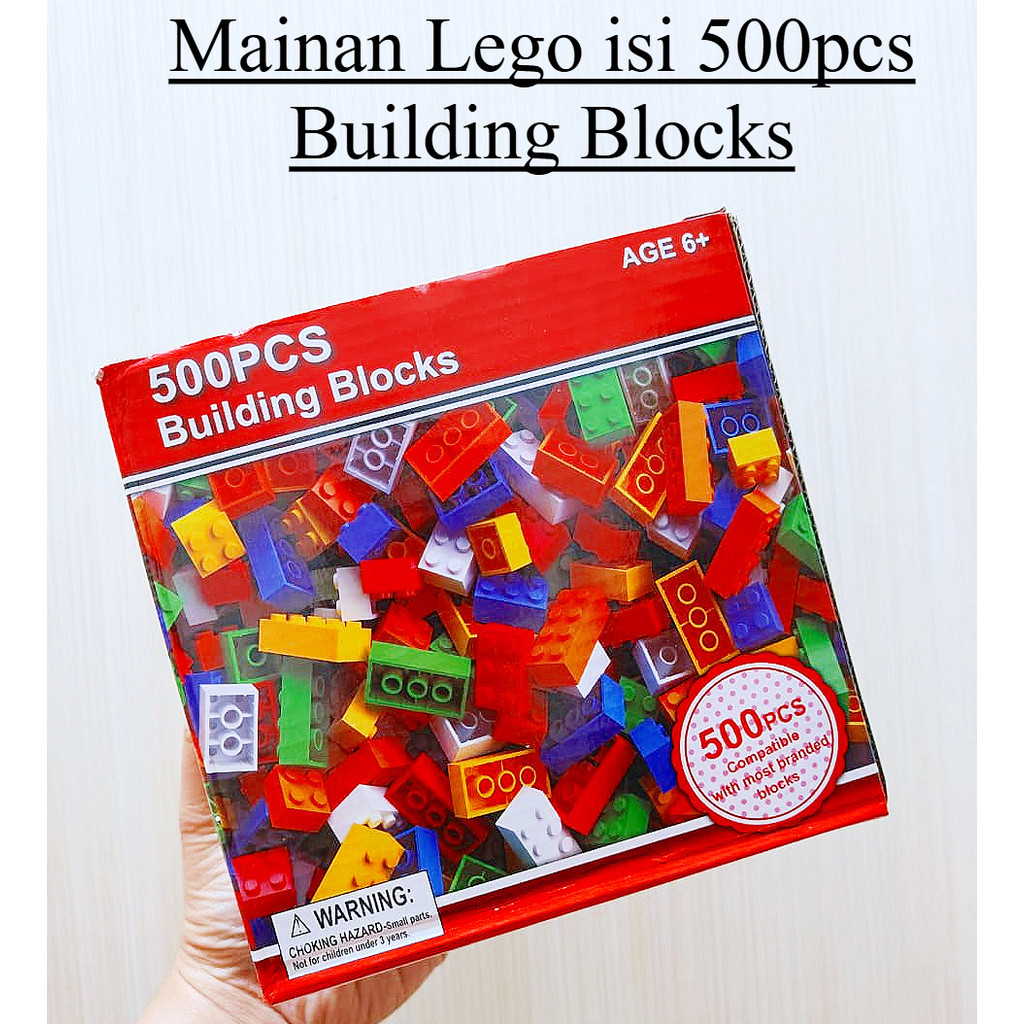 Jual Mainan Lego 500pcs Lengkap Balok Susun Lego Buiding Blocks 500pcs ...