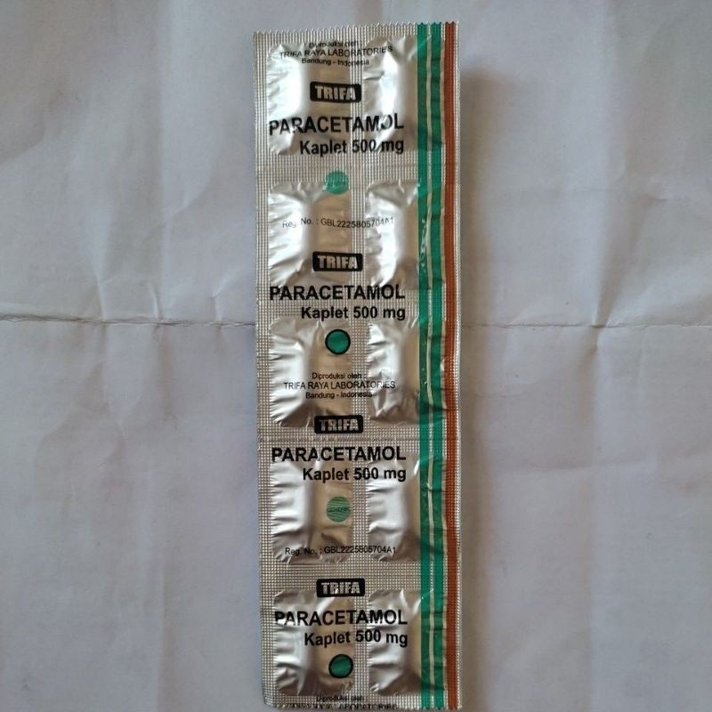 Jual Paracetamol 500mg Trifa 10 Kaplet. | Shopee Indonesia