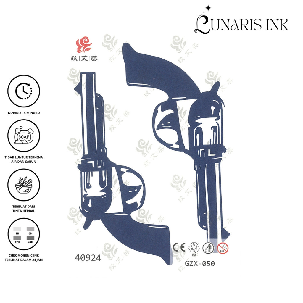 Jual Tatto temporer Fruit Ink Pistol Tatto semi permanen kualitas ...