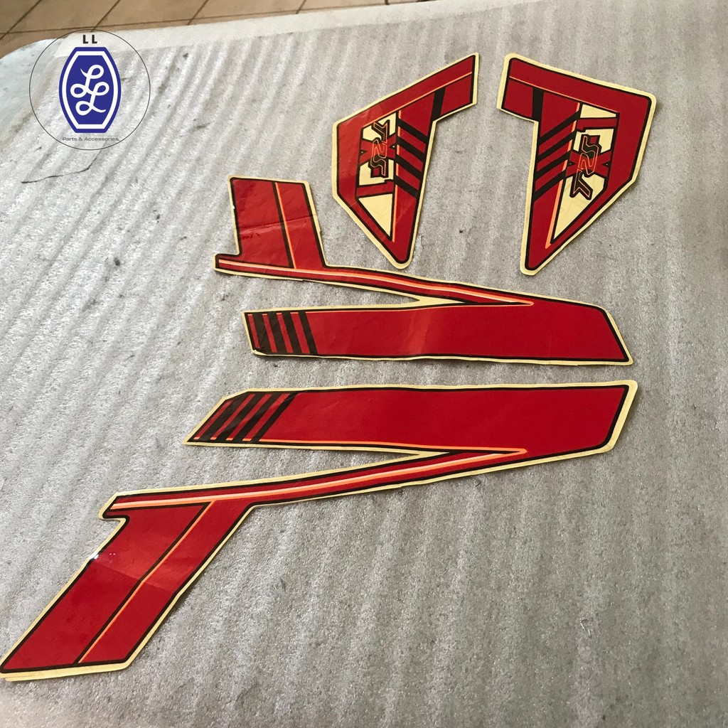 Jual STICKER / STRIPING SUZUKI TRS MERAH | Shopee Indonesia