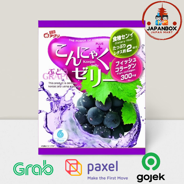 Jual Yukiguni Aguri Konjac Jelly Grape 108g - Jelly Rasa Anggur Made In ...