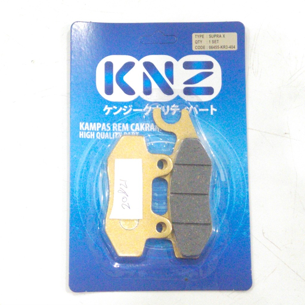 Jual Disc Pad Depan / Kampas Rem Cakram KNZ HONDA SUPRA X / KARISMA ...