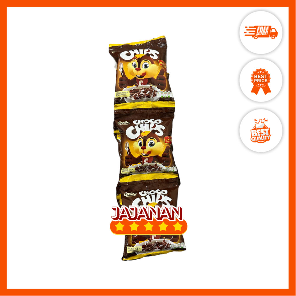 Jual Simba Choco Chips 500 1 Renceng Isi 10 pcs @6gr | Jajanan Snack ...