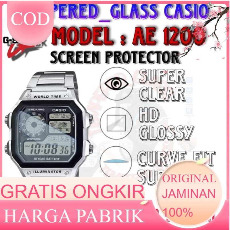Jual Antigores Hydrogel Khusus untuk Casio AE 1200 / AE 1200W series | Shopee Indonesia