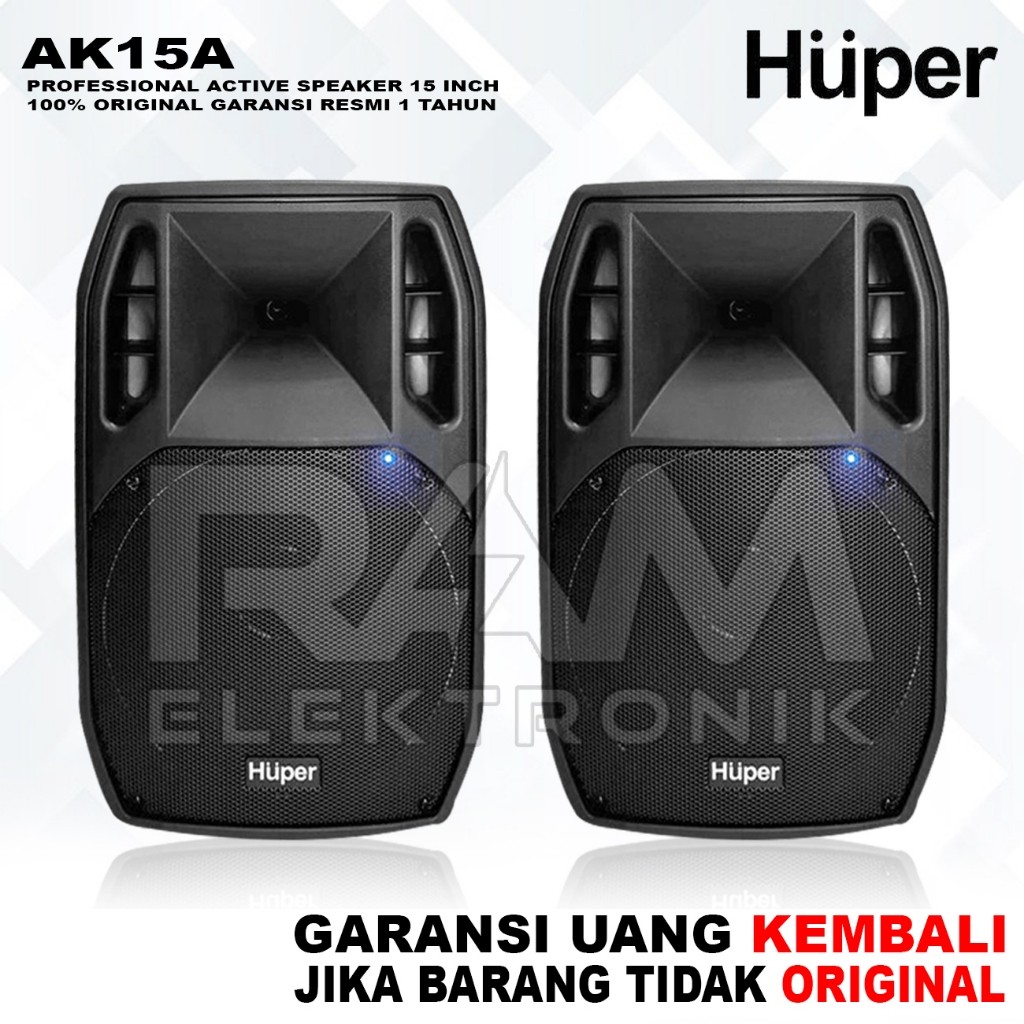 Jual Speaker Aktif 15 Inch HUPER AK15A / AK15 / AK15 A Original Harga 1 Unit | Shopee Indonesia
