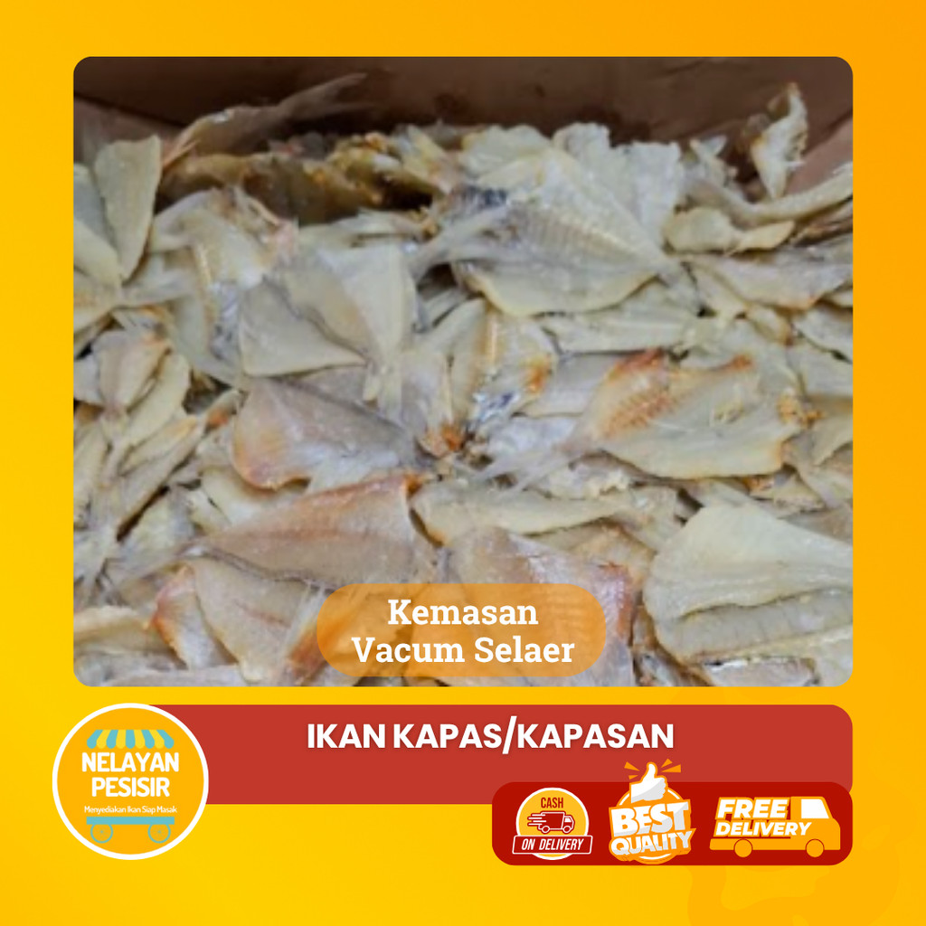 Jual Ikan Kapasan Kering Tanpa Pengawet Higienis dan Kualitas Premium ...