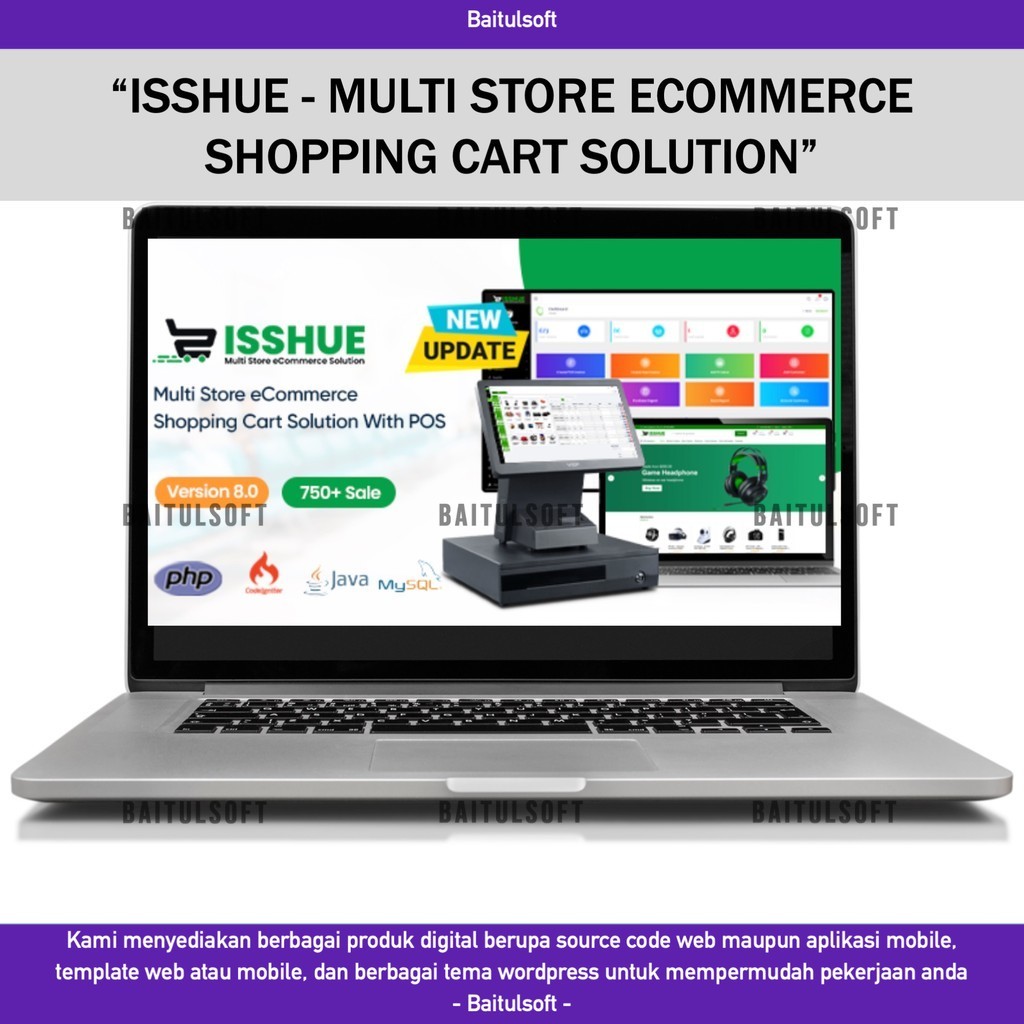 Jual SOURCE CODE APLIKASI WEB ISSHUE - MULTI STORE ECOMMERCE SHOPPING ...