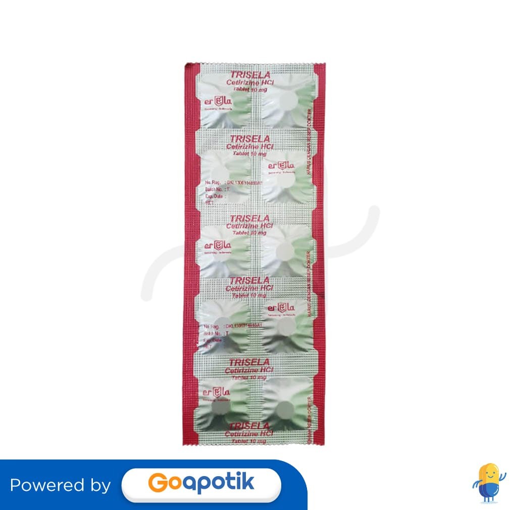 Jual Trisela 10 Mg Strip 10 Tablet | Shopee Indonesia