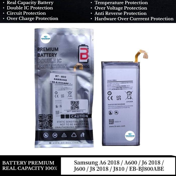 Jual Baterai BT-ACC Samsung A54 / A6 2018 / A6 PLUS / J8 Plus / A710 / G610 / M10 / M50 /T290 ...