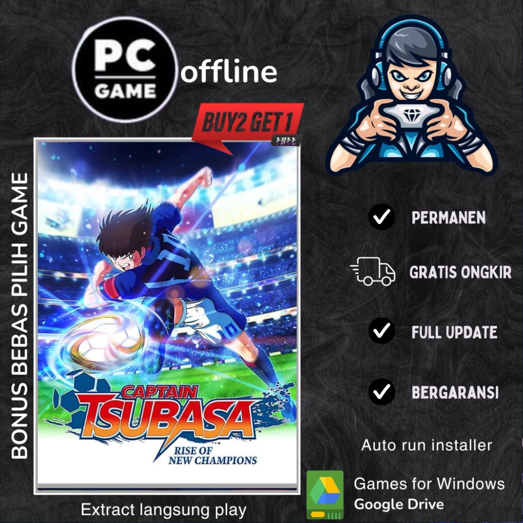 Jual CAPTAIN TSUBASA RISE OF NEW CHAMPIONS DELUXE EDITION - GAME PC ...