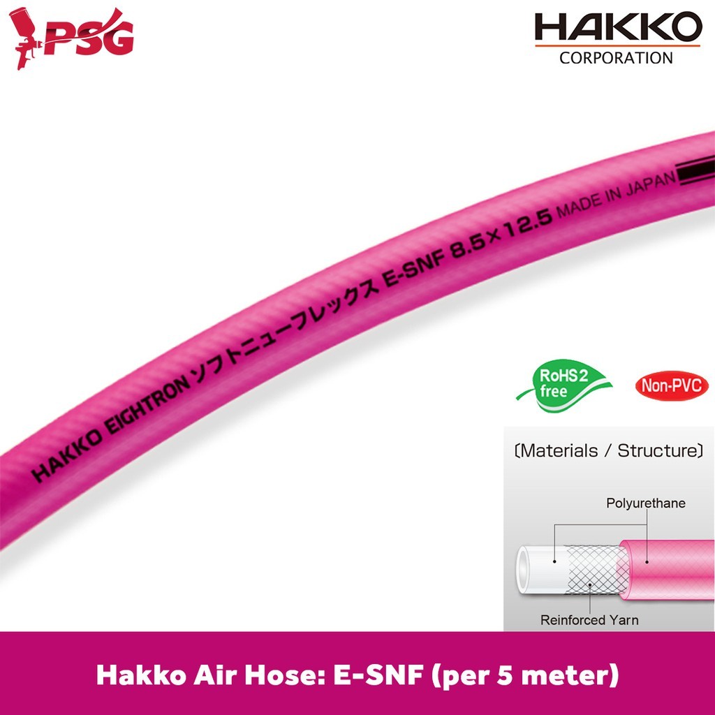 Jual Hakko Soft Flex Air Hose: E-SNF (per 5 meter) | Shopee Indonesia