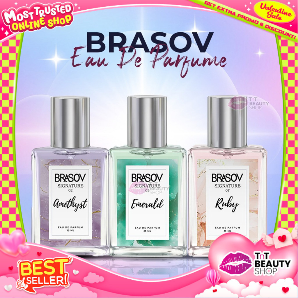 Jual BRASOV Eau De Parfume Signature Parfum Spray Halal | Parfum Unisex ...