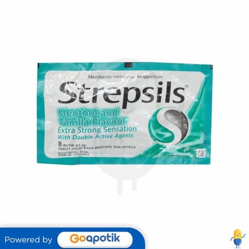 Jual Strepsil Menthol&Vanilla Sachet 8 Pcs | Shopee Indonesia