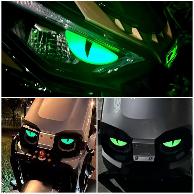 Jual CARBOSS 3D Stiker Mobil Mata Setan LaserBercahaya Warna-Warni ...