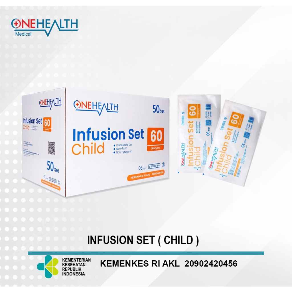 Jual Onehealth Infusion Set Child (Infus Set Anak) | Shopee Indonesia