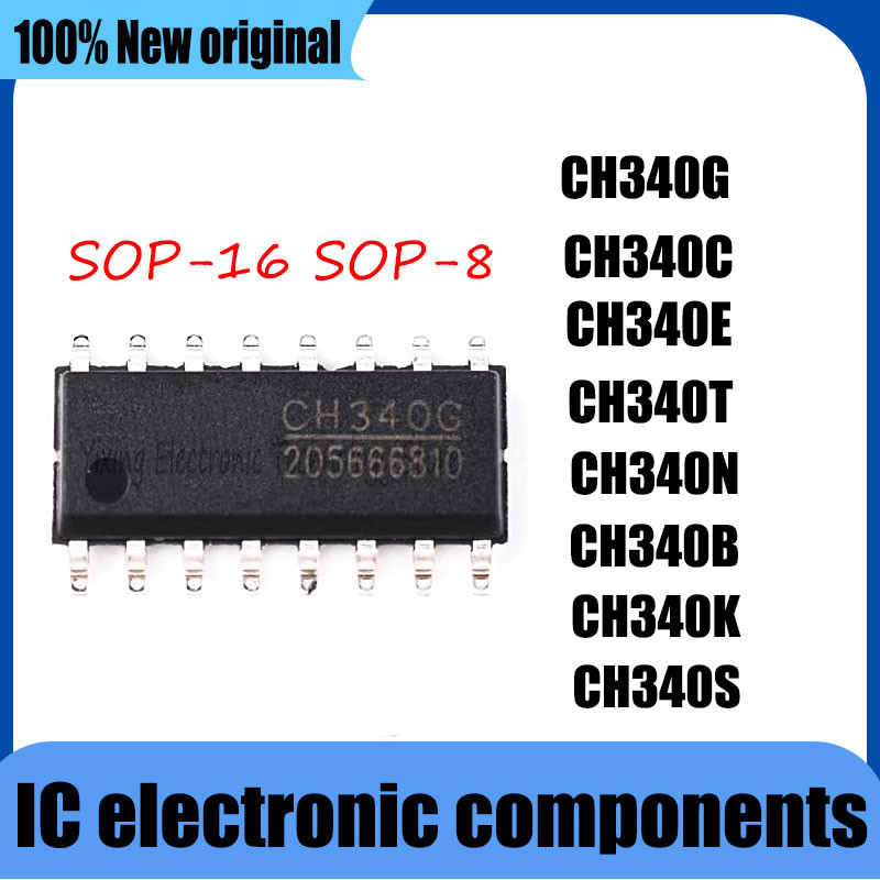 Jual 10PCS NEW CH340G CH340C CH340E CH340T CH340N CH340B CH340K CH340S ...