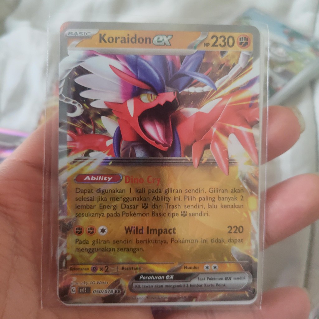 Jual koraidon ex RR sv1s 050/078 TCG pokemon | Shopee Indonesia