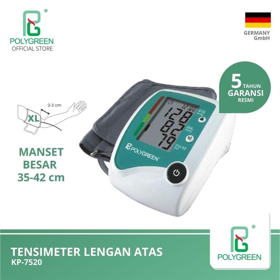 Jual Polygreen Tensimeter Digital KP-7520 Tensi Digital | Shopee Indonesia
