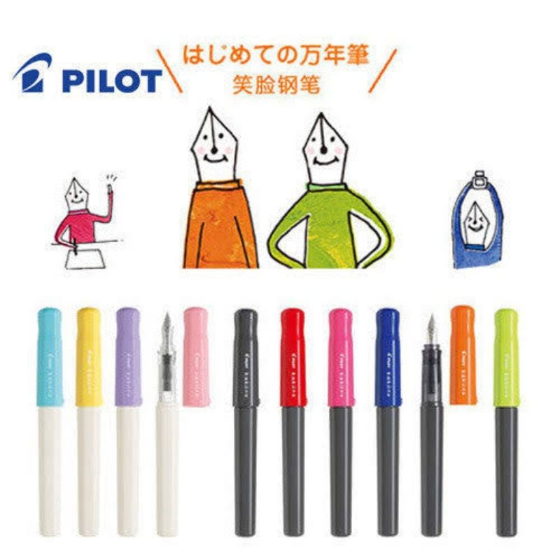 Jual PILOT Kakuno Fountain Pen F/M FKA-1SR Made in Japan | Shopee Indonesia