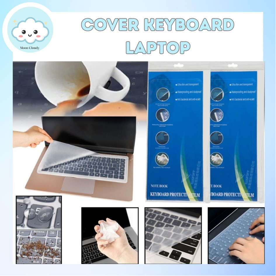 Jual Pelindung Keyboard Silicone 14Inch Protector Keyboard Cover Laptop ...
