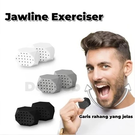 Jual 2 PCS Jawline Alat Latihan Rahang Silicone Mewing Jaw Trainer Ball ...