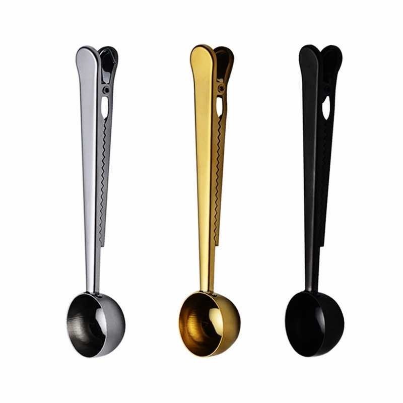 Jual Sendok Takar Kopi Teh Barista Measuring Spoon Dengan Clip | Shopee ...