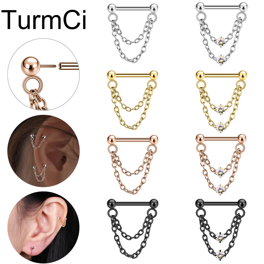 Jual TurmCi 1 Buah 16G Septum Rings Piercing Stainless Steel Anting ...