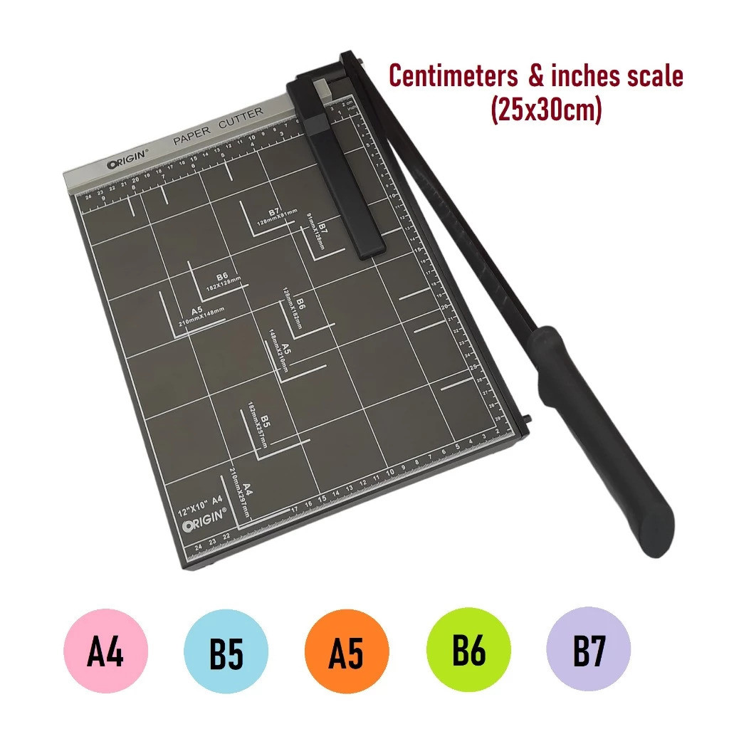 Jual Origin Paper Cutter A4R Dark Grey - Alat Potong Kertas Ukuran A4 ...