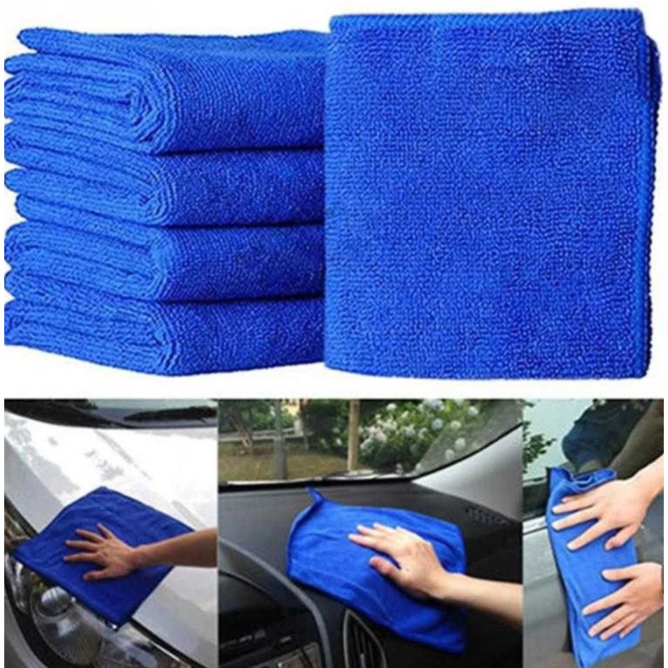 Jual GM mv03 Kain Lap BIRU Mobil Lap Motor Micro Fiber HALUS Wash Cloth ...