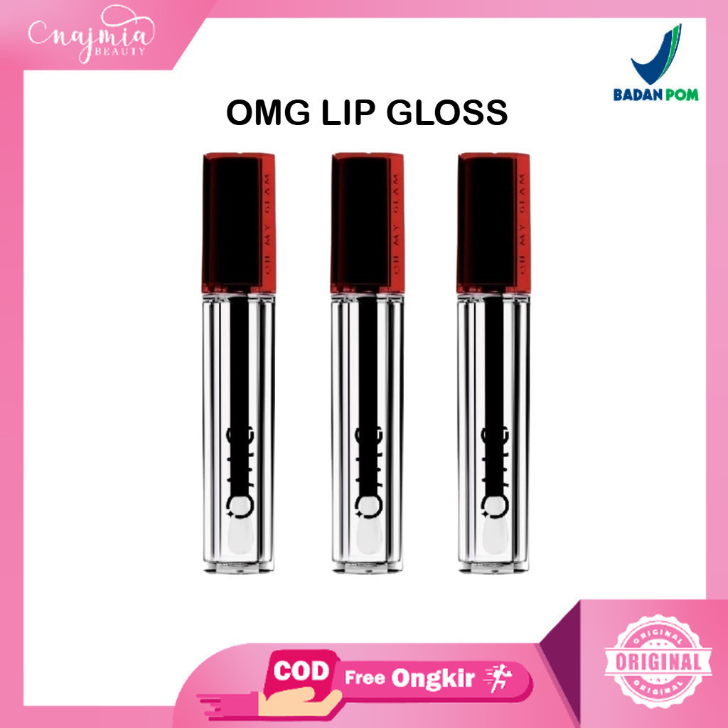 Jual Najmia (Beli 2 lbh murah) OMG OH MY GLAM Gloss Lip Finish 2.7g - Lip Gloss | Shopee Indonesia