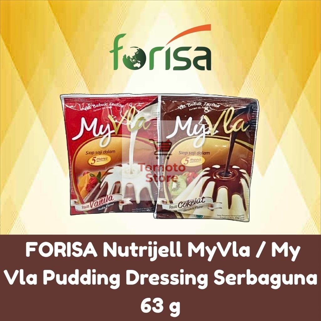 Jual TOMOTOSTORE FORISA Nutrijell MyVla / My Vla Fla Pudding Dressing ...